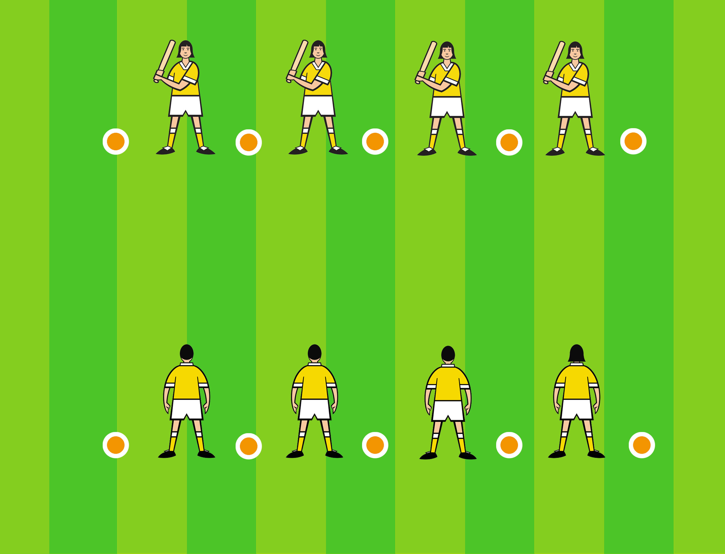 Striking the ball to a target | Tobar